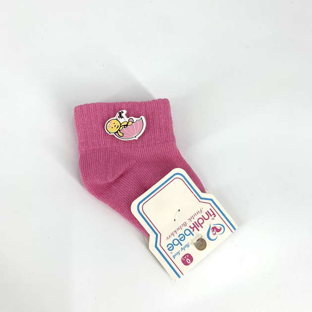 Носки детские, арт. 8356, FINDIK BEBE, розовые/малыш, размер 8-10 см ...