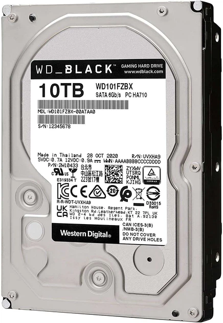 Жорсткий диск Western Digital 3.5 10Tb (WD101FZBX) – фото, отзывы ...