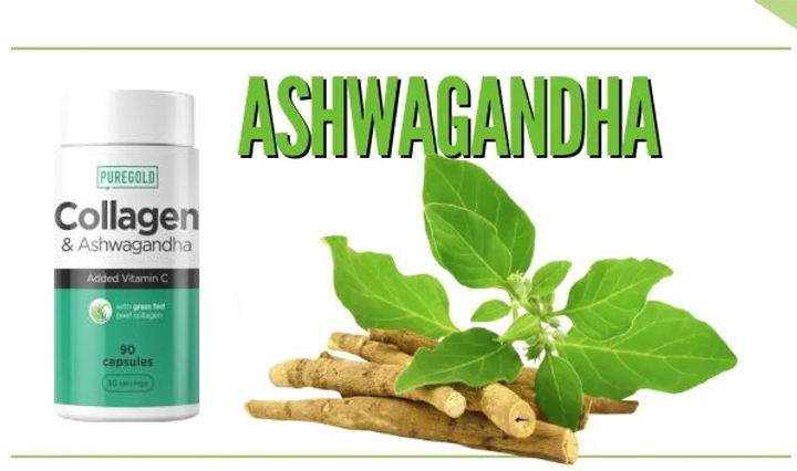 Коллаген и Ашвагандха Pure Gold Protein Collagen Ashwagandha 90 капсул ...