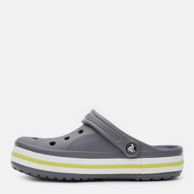 Чоловічі крокси Crocs Bayaband Clog 205089-0A3 43-44 (M10/W12) 28 см Slate Grey/Lime Punch ...