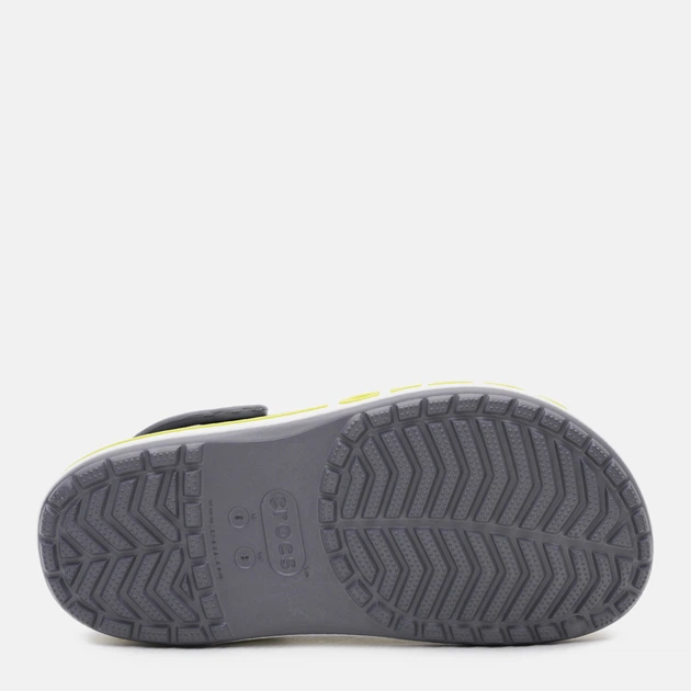 Чоловічі крокси Crocs Bayaband Clog 205089-0A3 43-44 (M10/W12) 28 см Slate Grey/Lime Punch ...