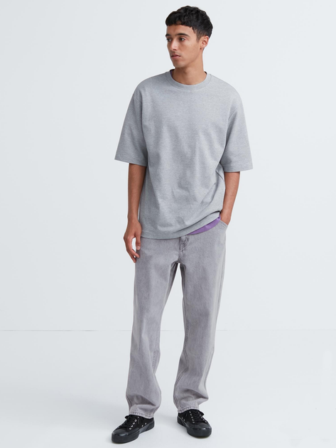 Джинсы Regular Fit широкие мужские Uniqlo 957812547 35 Серые ...
