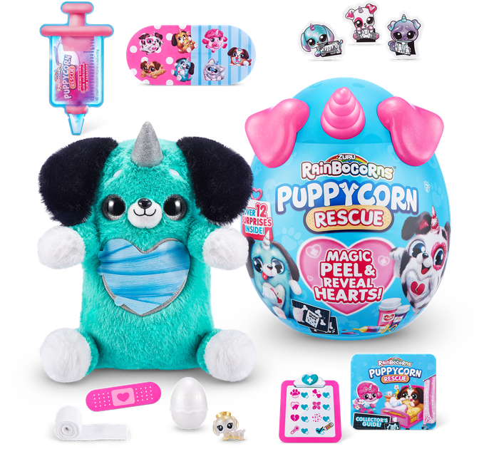 Мягкая игрушка-сюрприз Rainbocorns B серия Puppycorn Rescue (9261B ...