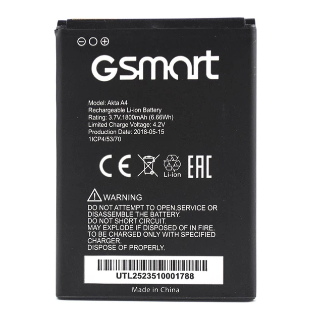 Аккумулятор Gigabyte GSmart Akta A4 [Original] 12 мес. гарантии – фото ...