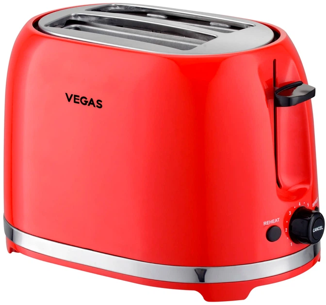 Тостер VEGAS VET-2002R – фото, отзывы, характеристики в интернет-магазине ROZETKA | Купить в ...