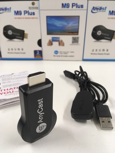 Медиаплеер AnyCast M9 Plus HDMI адаптер Black – фото, отзывы ...
