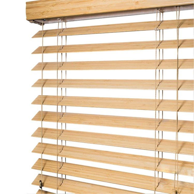Жалюзи на окно Wenster Bamboo Natural 25 мм горизонтальные деревяные ...