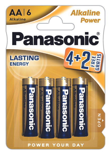 Батарейка PANASONIC LR6/AA ALKALINE POWER LASTING ENERGY 6 шт – фото ...