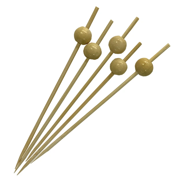 Шпажки коктейльные BarTrigger бежевый шарик, 12 см, 100 шт от продавца: Bar Room – в интернет ...