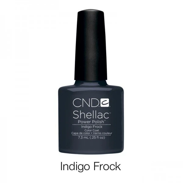 Гель-лак CND Shellac Indigo Frock синий с серым оттенком 7.3 мл (639370919874) от продавца ...