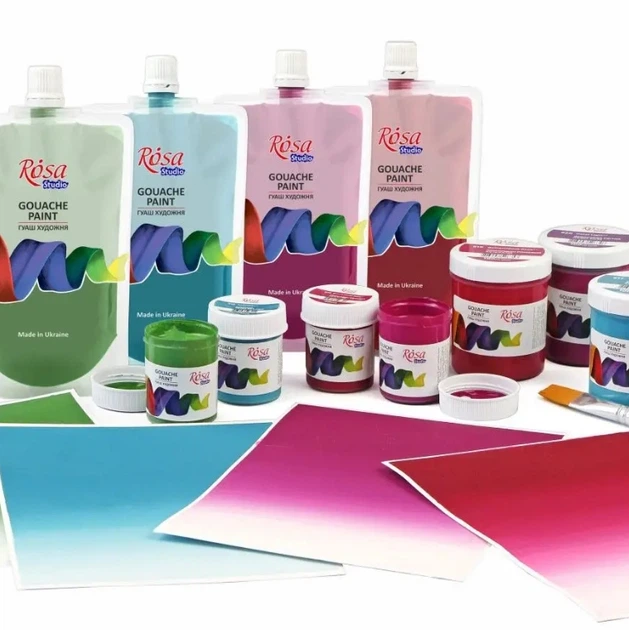 Гуаш Rosa Studio 200 мл титанові білила – фото, відгуки, характеристики ...