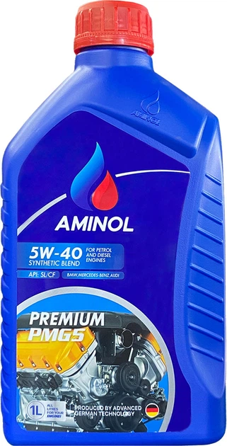 Моторное масло Aminol Premium PMG5 5W-40 1 л (AM148731) – фото, отзывы ...