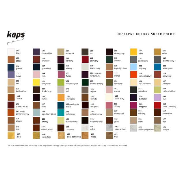 Краска для кожи Kaps Super Color 25 мл Белая (415020_101 ...