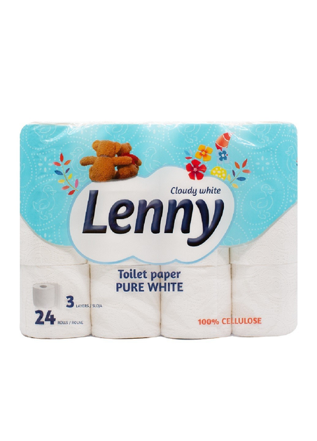 ROZETKA | Туалетная бумага Lenny трехслойная 24 рулона от продавца ...