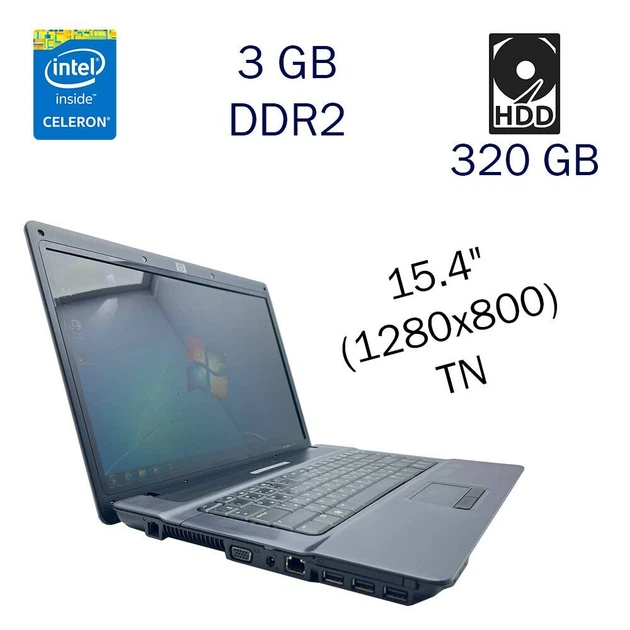 Ноутбук HP 550 / 15.4" TN / Intel Celeron 550 (1 ядро по 2GHz) / 3GB ...