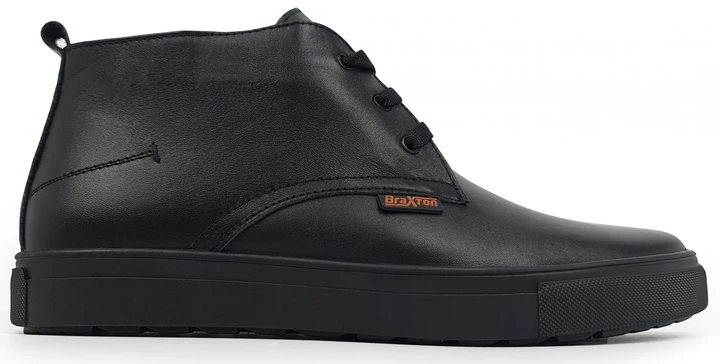 Черевики з натуральної шкіри / хутряні BRAXTON P2 43 29 см Чорні ...