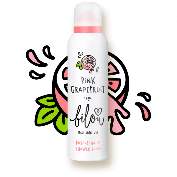Пінка для душу BILOU Pink Grapefruit, 200 мл – купить онлайн на ROZETKA