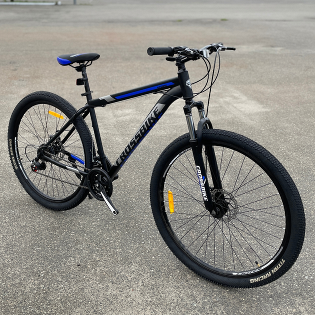 Велосипед CrossBike 27,5" Storm Рама-19,5" Чорно-Синий – фото, відгуки ...