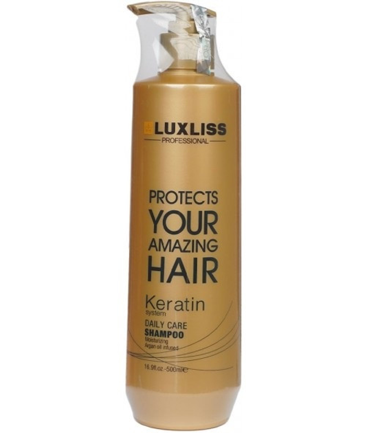 Шампунь с кератином LuxLiss Keratin Smoothing Daily Shampoo 500 мл от ...