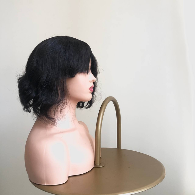 Парик KITTO HAIR чёрный боб каре с челкой (7333) от продавца ...
