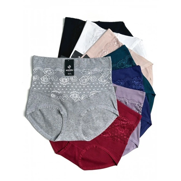 Жіночі трусики Anttifu 3XL однотонні 12697 - 8 шт. – Брендовий одяг | ROZETKA