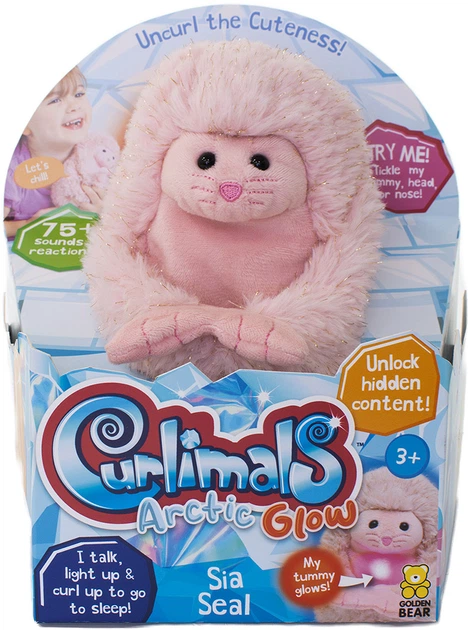 Интерактивная игрушка Curlimals Arctic Glow Морской котик Сиа (3726 ...