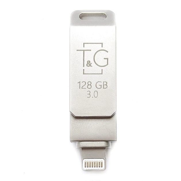 Флеш - накопичувач 3.0 USB + Lightning 128GB T&G металева – фото, отзывы, характеристики в ...