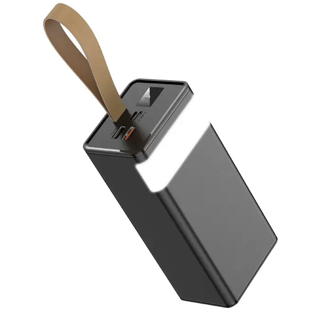 Павербанк 50000mAh с фонарем + LCD display WUW Y117 |2USB, 2.1A| Черный ...