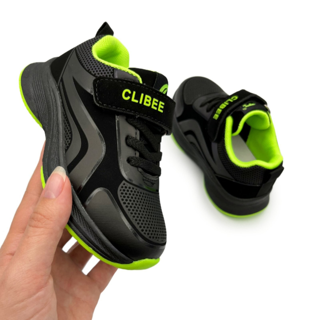 Детские кроссовки для мальчика Clibee, 30р (стелька 19.0см) , черные ...