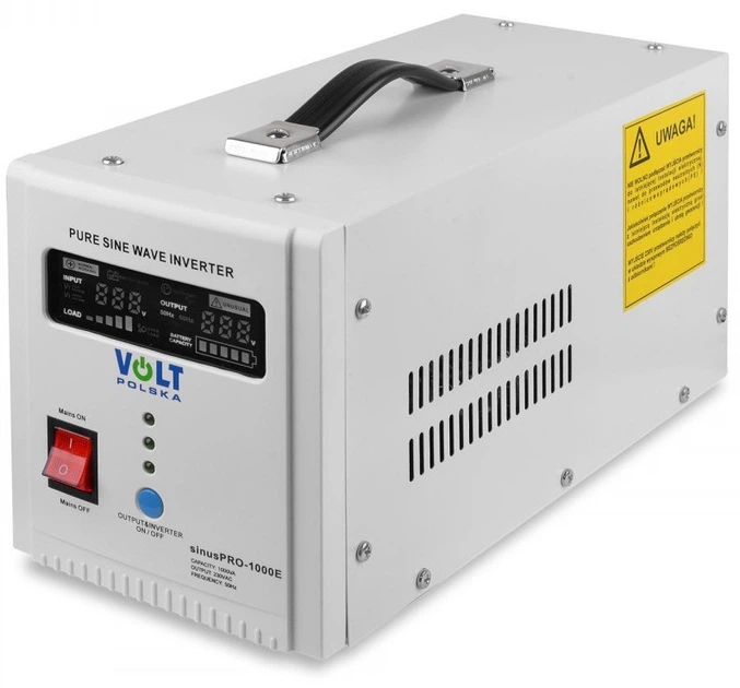 Гібридний ДБЖ/інвертор Volt Polska SINUS PRO 1000 E 12/230V 700/1000W ...