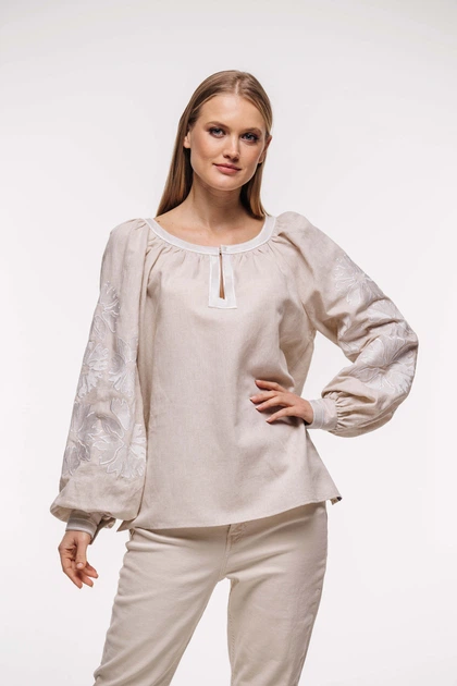 Блузка жіноча SVARGA Мальва 40 Сірий (SV-FD00527-1160-10002) от продавца: Haflax – в интернет ...