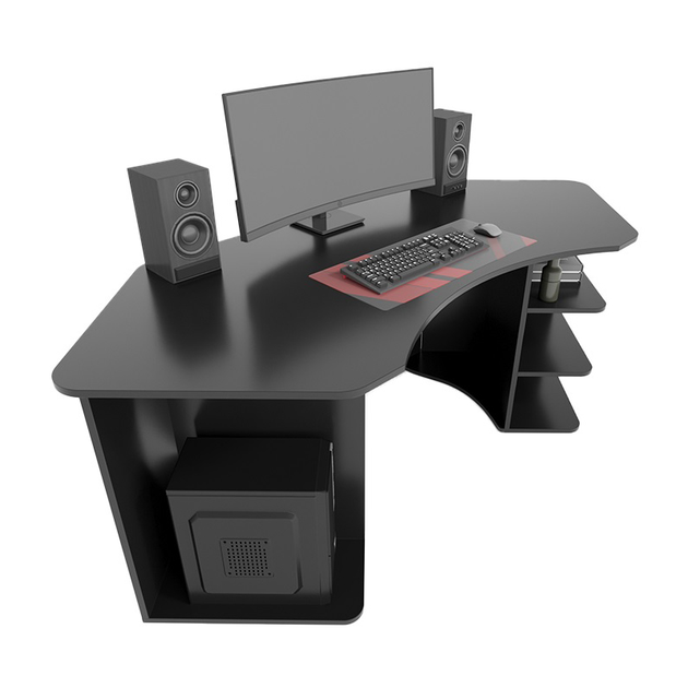 Стол игровой геймерский угловой Comfy-Home Karbid Zeus ламинированная ...