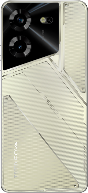 Мобильный телефон Tecno POVA 5 (LH7n) 8/256GB Amber Gold (4894947000461 ...