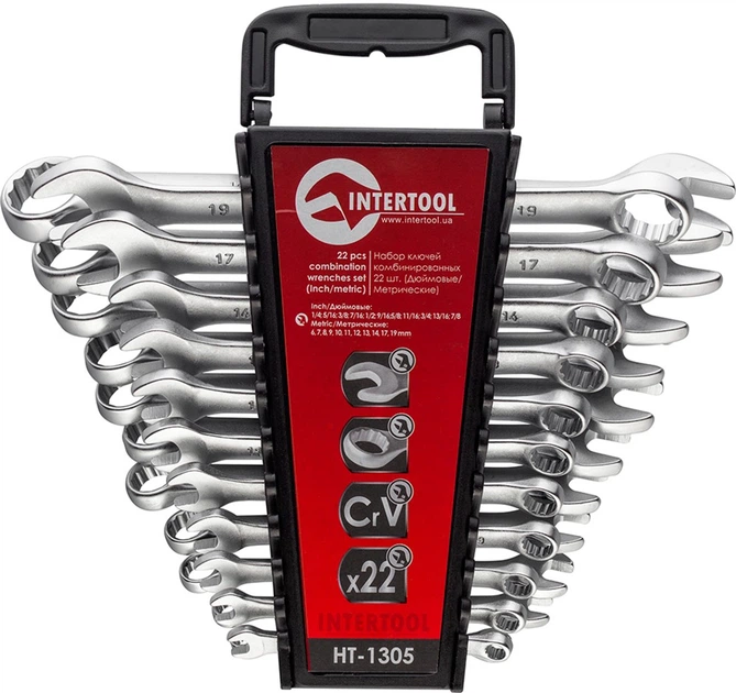 Набор ключей Intertool 22 предмета (HT-1305) – фото, отзывы, характеристики в интернет-магазине ...
