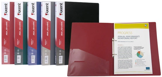 Папка Axent А4 з 2 кільцями 700 мкм 25 мм Синя (1207-02-A) – фото, відгуки, характеристики в ...