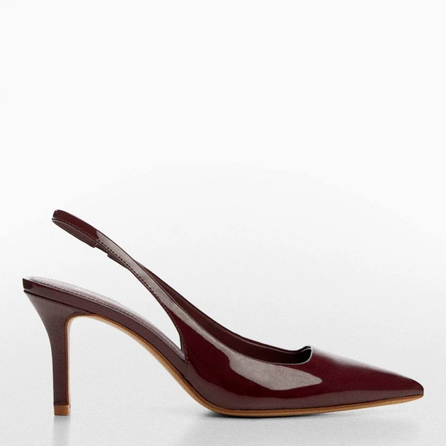 Женские туфли Mango Son 57034418 78 36 23 2 см Бургундия 8445922860073 Оригинальная обувь