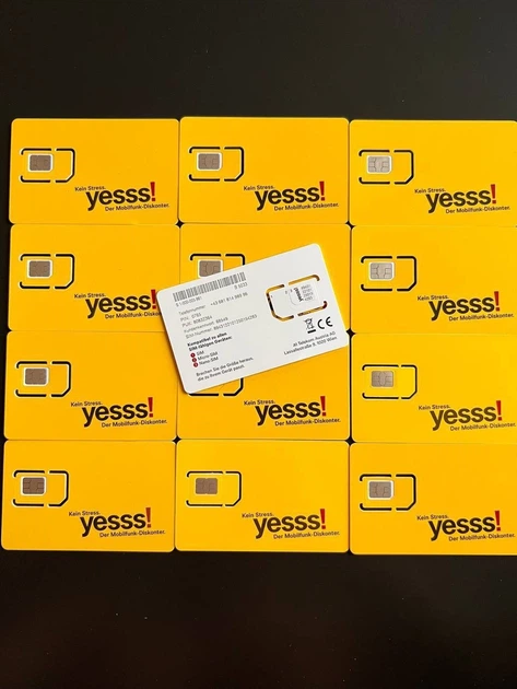 Сім карта Yesss 3G/4G Австрія AUS – фото, отзывы, характеристики в интернет-магазине ROZETKA от ...