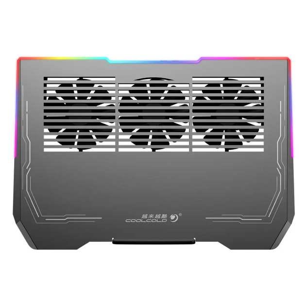 Підставка для ноутбука з охолодженням VHG K42 з RGB-підсвічуванням ...