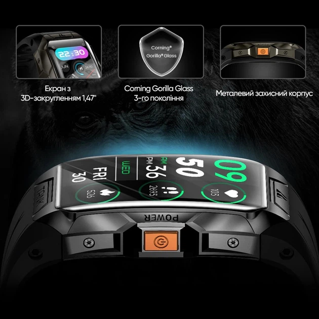 Чоловічий годинник Kospet Tank X1 Silver – фото, відгуки ...