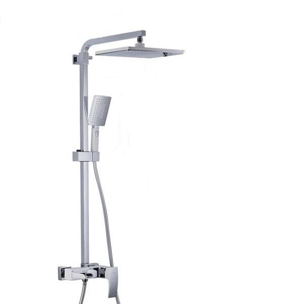 Душова система GAPPO Jacob G2407-30 із верхнім душем та виливом латунна біла G2407-30 – фото ...