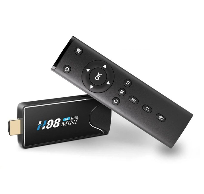 Смарт ТВ приставка Android SmartTV Box H98 Mini TV Stick 2/16Gb 4K HDR ...