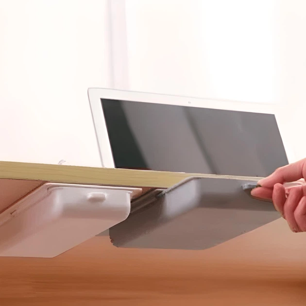 Потайна вмістка скринька сірого кольору на липкій стрічці Kizo Bag від ...