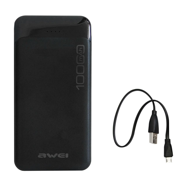 Портативная зарядка для телефона - повербанк 10000mAh "Awei P37K ...