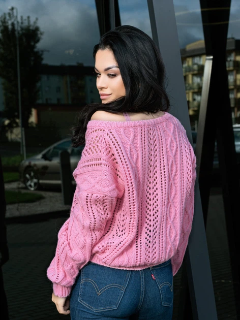 Кардиган женский Merribel Boniqe One size Розовый (5907621617332) – в ...