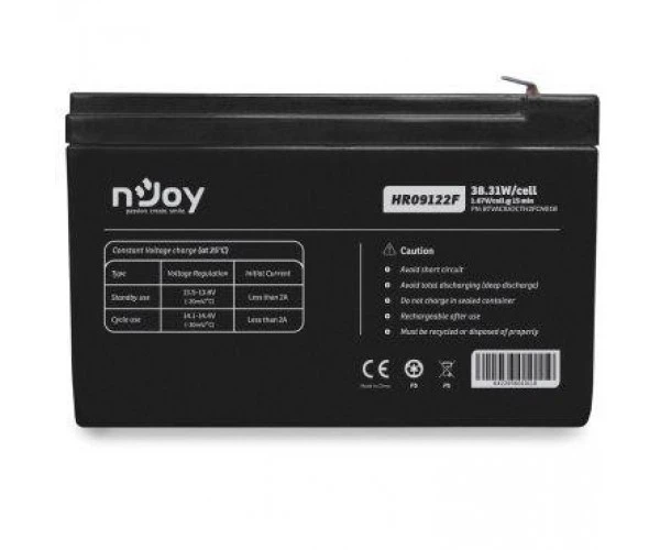 Акумулятор для ДБЖ NJOY HR09122F 12V VRLA (BTVACIUOCTH2FCN01B) – фото, відгуки, характеристики в ...