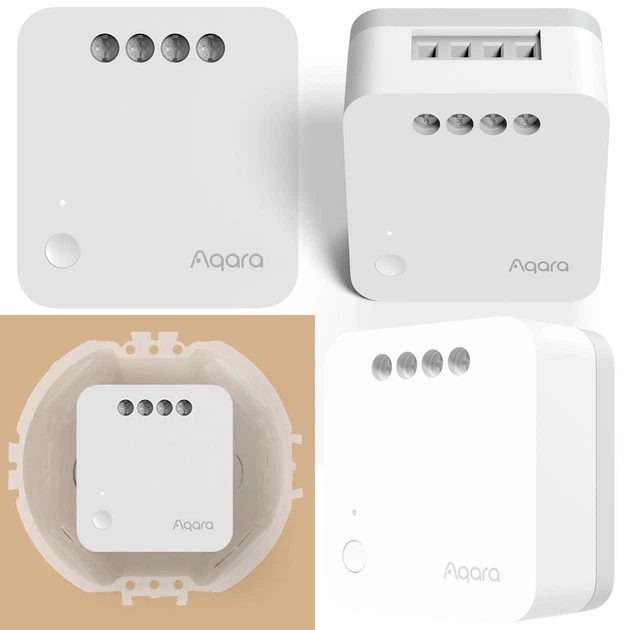 Одноканальнe реле Aqara Single Switch Module T1 No Neutral (DLKZMK12LM ...
