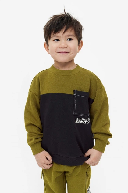 Свитшот зелено-черный Dreams H&M 98-104см (400093144) – Брендовая одежда | ROZETKA