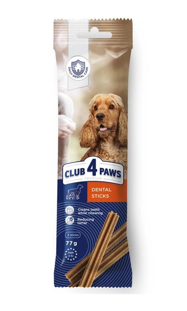 Жевательные палочки Club 4 Paws Премиум дентал стикс для собак 77 г от ...