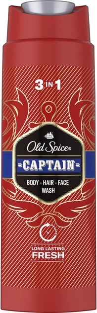 Гель для душа Old Spice Captain 3-в-1 250 мл + Гелевый дезодорант ...
