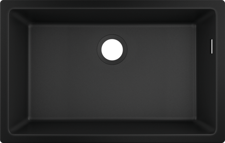 Кухонная мойка гранит HANSGROHE S51 S510-U660 черный графит 43432170 ...